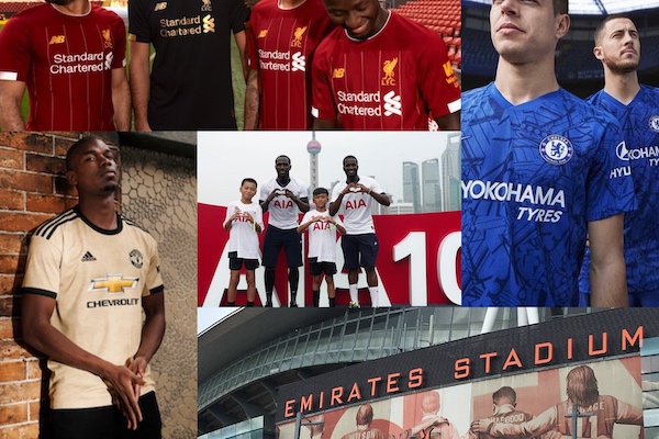 Ce que les sponsors maillots paient aux équipes de la Premier League anglaise
