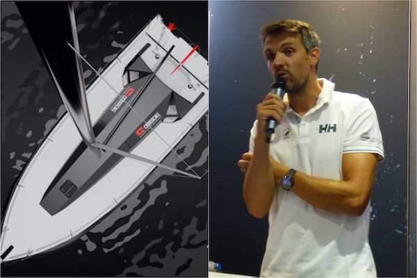 Aurélien Ducroz x Crosscall : Le chantier du Class40 a débuté