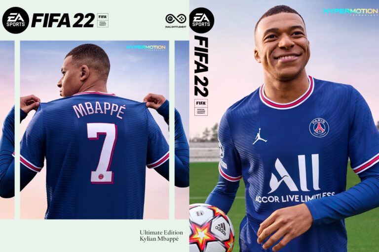 FIFA 22 dévoile sa cover avec Kylian Mbappé