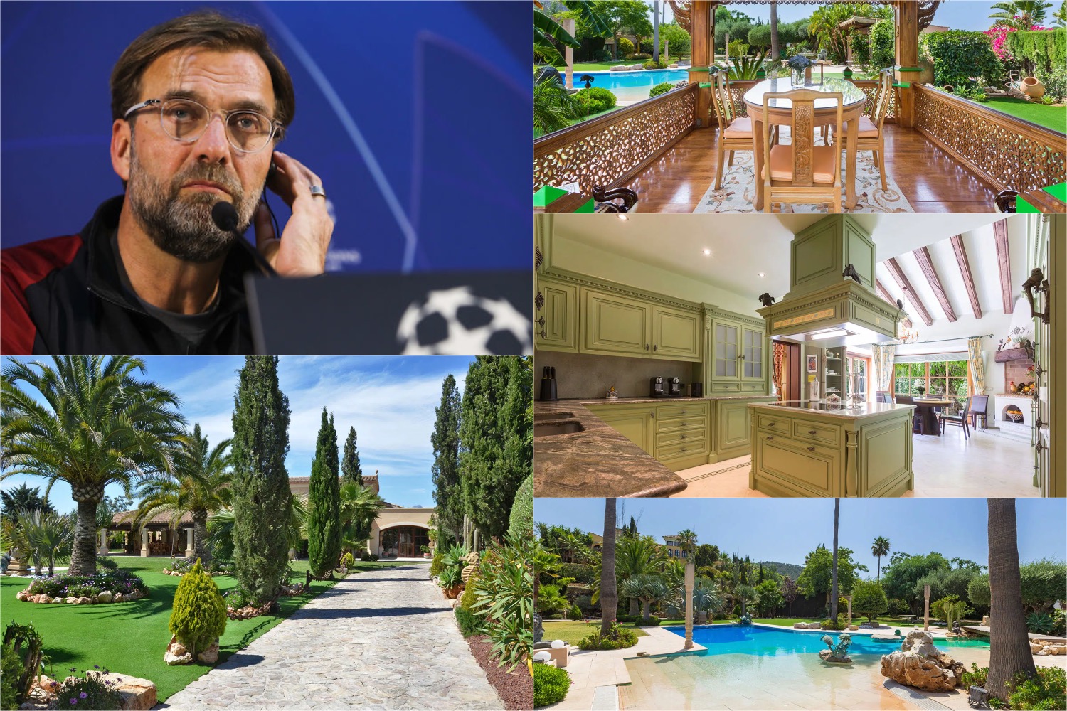 Jürgen Klopp, visite de sa nouvelle maison à 3,9 M€, à Majorque