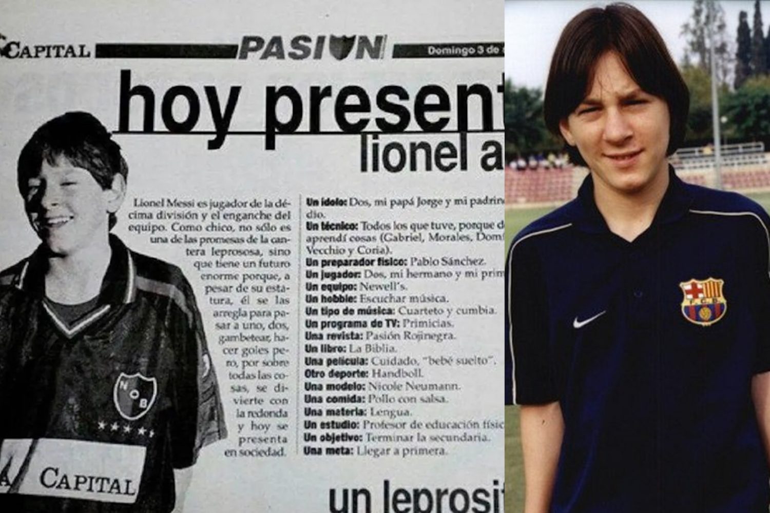 Messi à 13 ans, découvrez sa toute première interview (traduite)