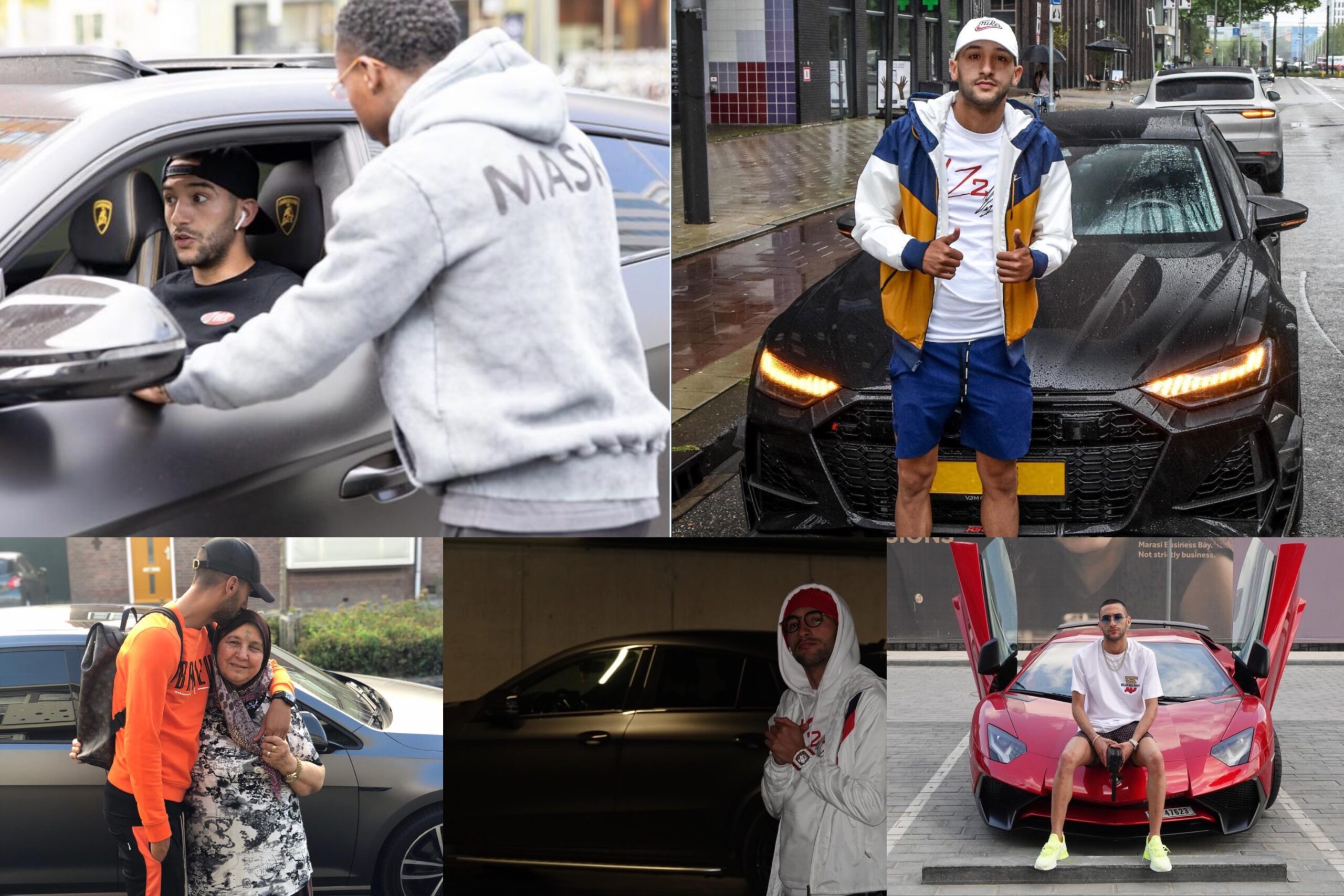 Hakim Ziyech et les voitures, il a quoi dans son garage