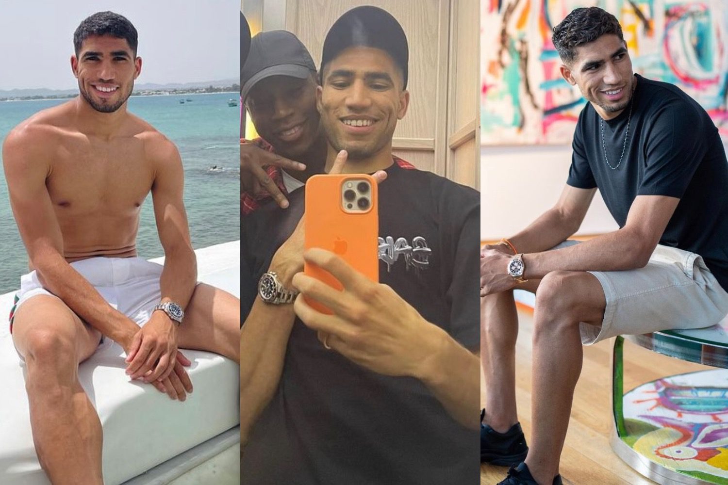 PSG: Hakimi et les montres, un oeil sur sa collection personnelle