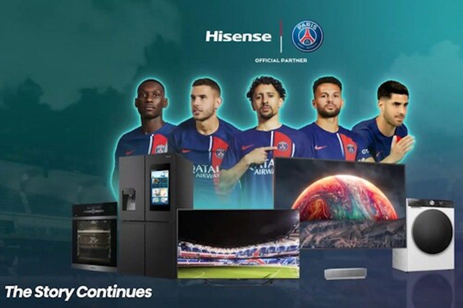 PSG: Hisense prolonge jusqu'en 2025 avec le PSG