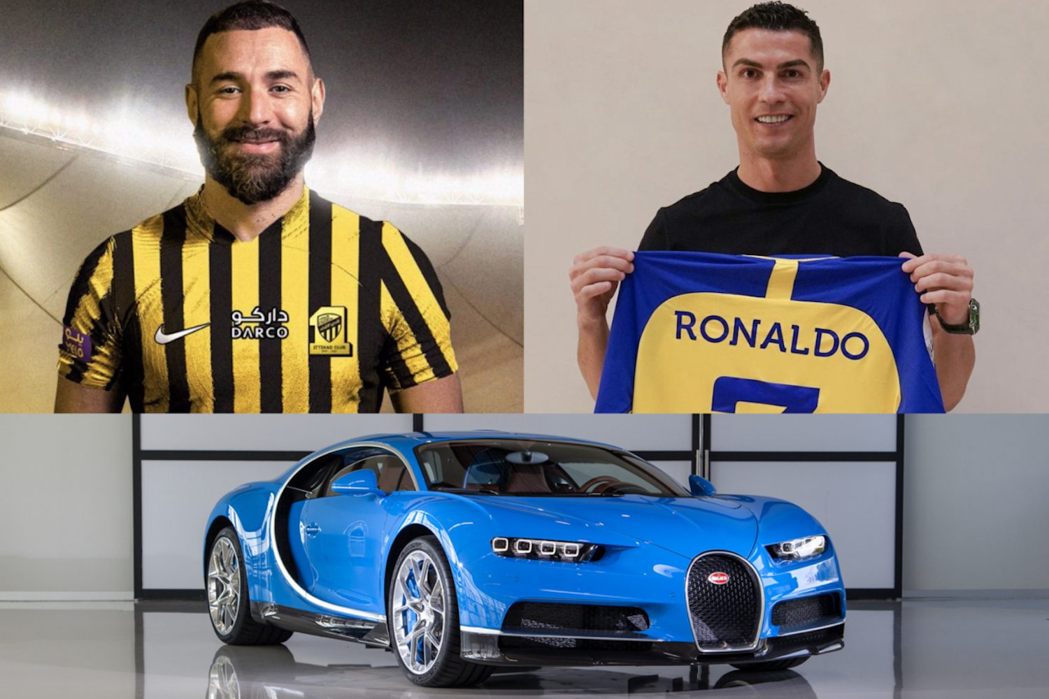 Benzema, Cristiano Ronaldo: Des Bugatti et Ferrari en cadeaux ce Noël
