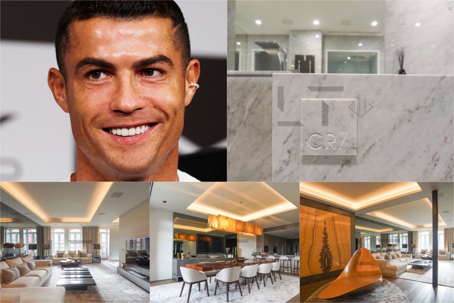 Cristiano Ronaldo vend son appartement 7,5 M€. Visite en images