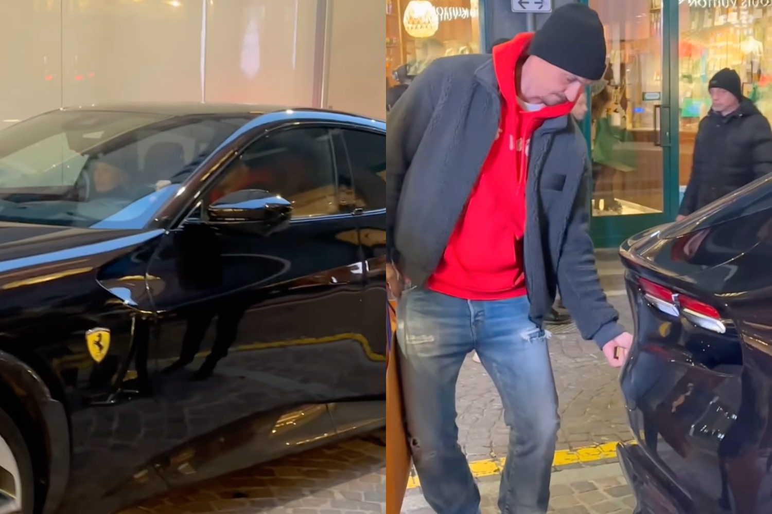 Zlatan Ibrahimovic à bord de son nouveau bolide à 400 000€