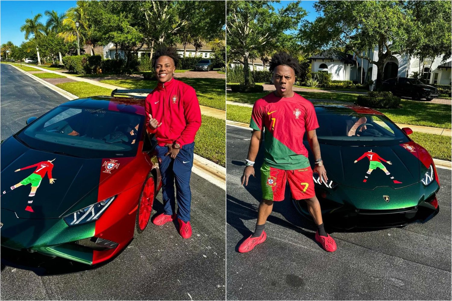 Cristiano Ronaldo: Un fan s'offre une Lamborghini aux couleurs de CR7