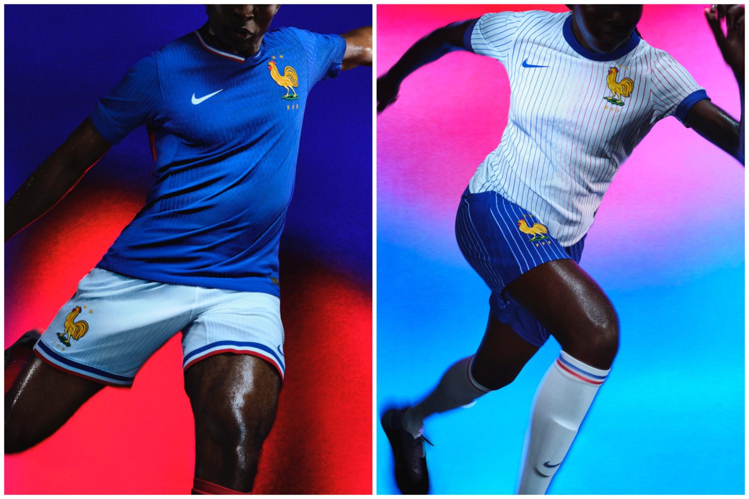 Nike dévoile les maillots de la France à l'Euro 2024