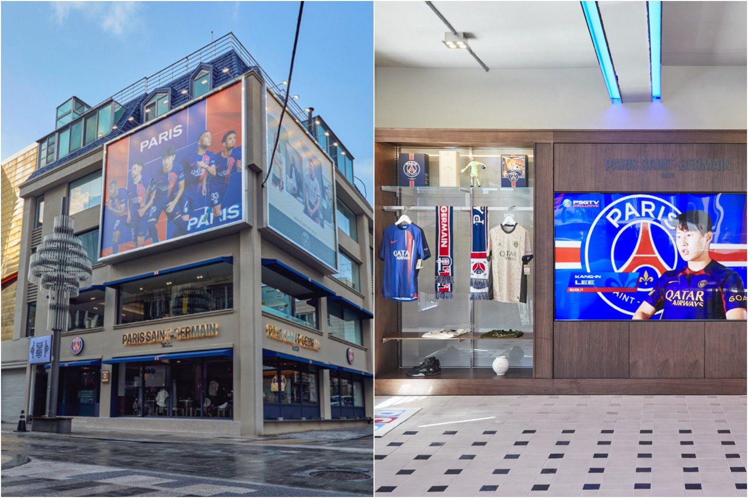 Le PSG ouvre un nouveau store officiel à Séoul