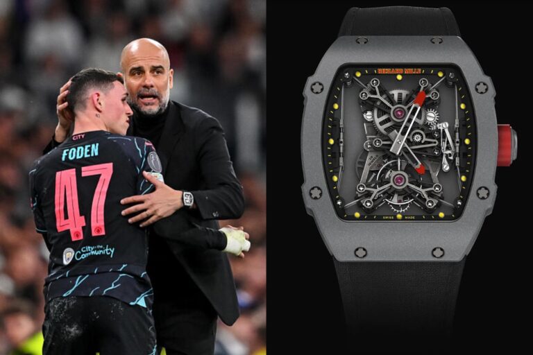 Pep Guardiola affiche une montre à 1,3 M€ au Bernabéu