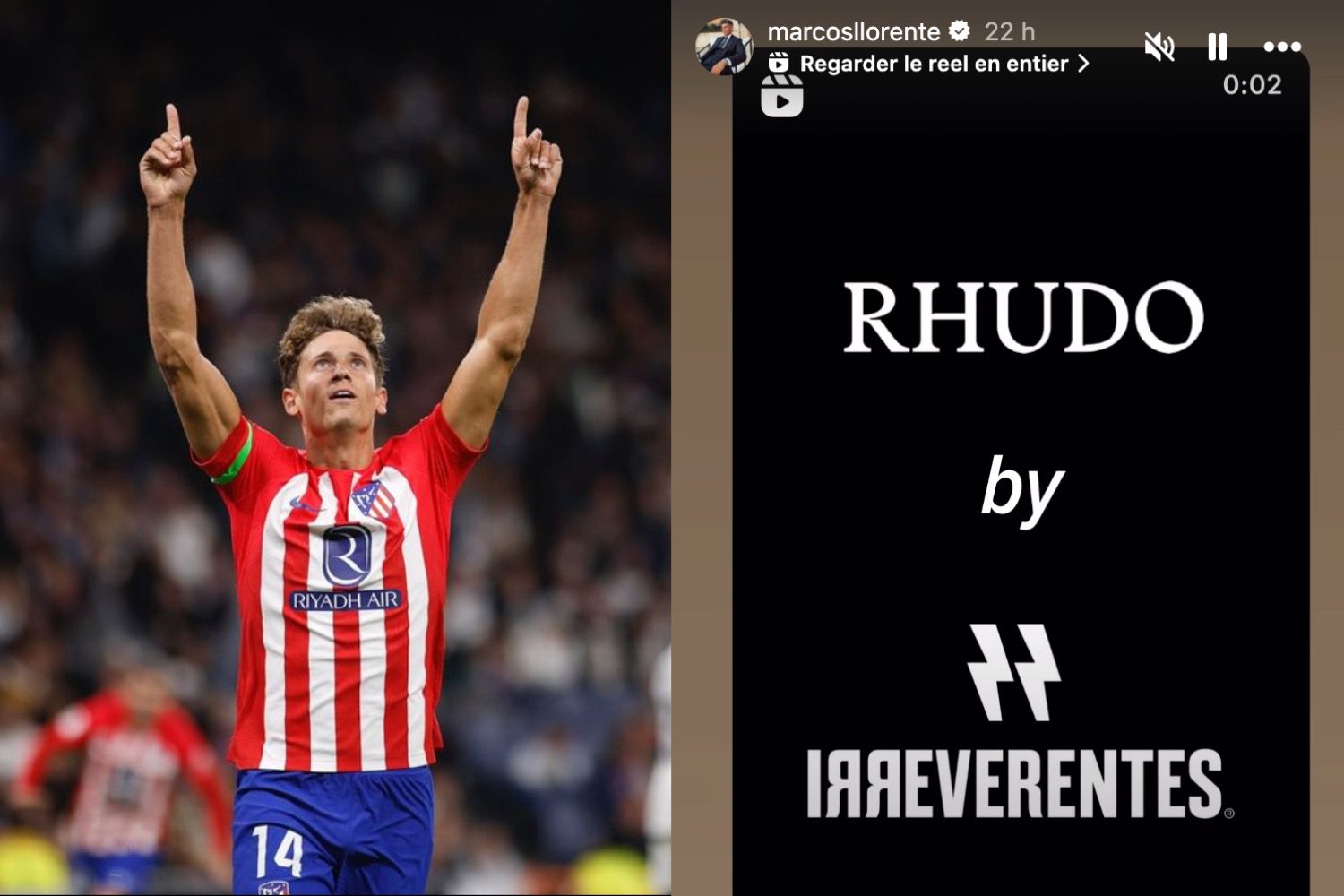 Marcos Llorente fait polémique avec le logo de sa nouvelle marque de café