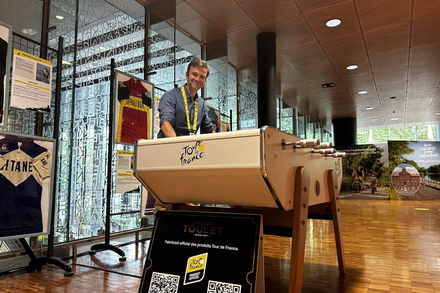 Toulet roule pour le Tour de France