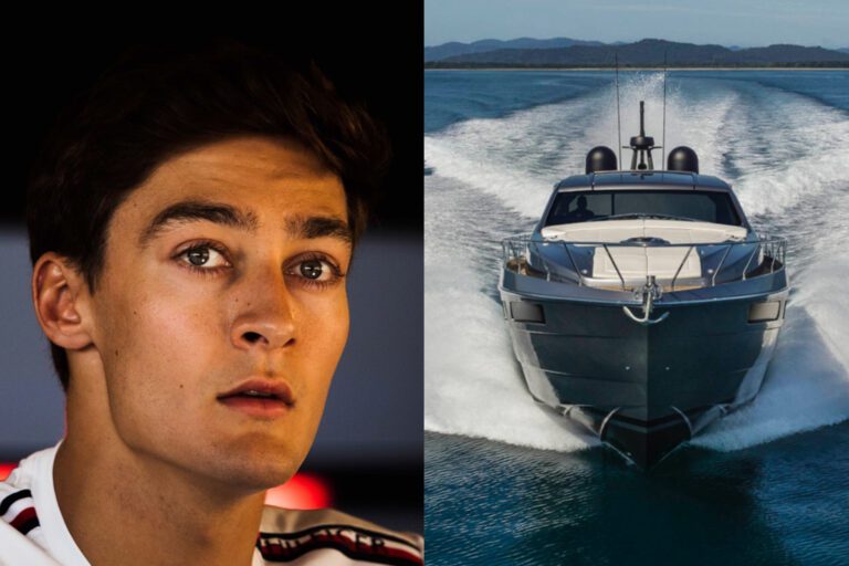 George Russell. Bienvenue à bord de son nouveau yacht à 2,5 M€