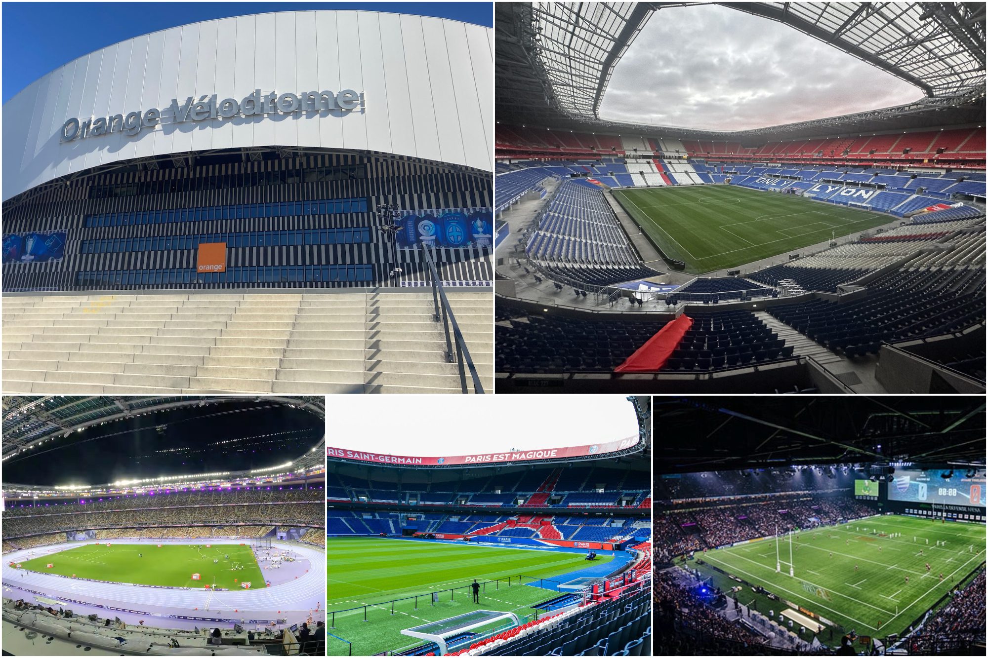 Top 15 des plus grands stades en France