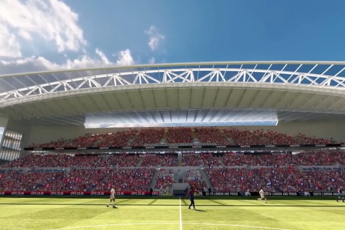 Crystal Palace. Bienvenue dans le futur Selhurst Park, le stade à 170 M ...
