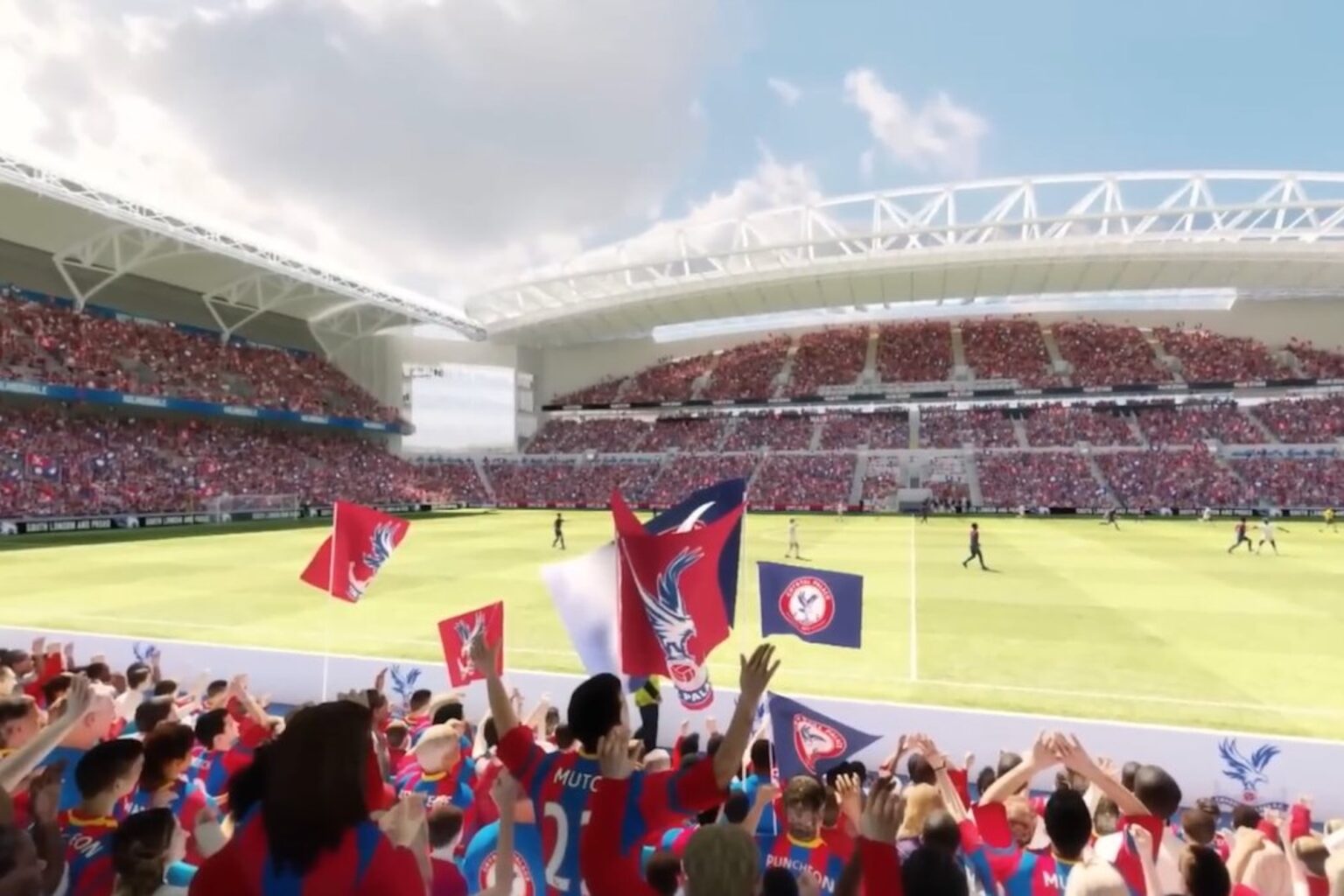 Crystal Palace. Bienvenue dans le futur Selhurst Park, le stade à 170 M ...